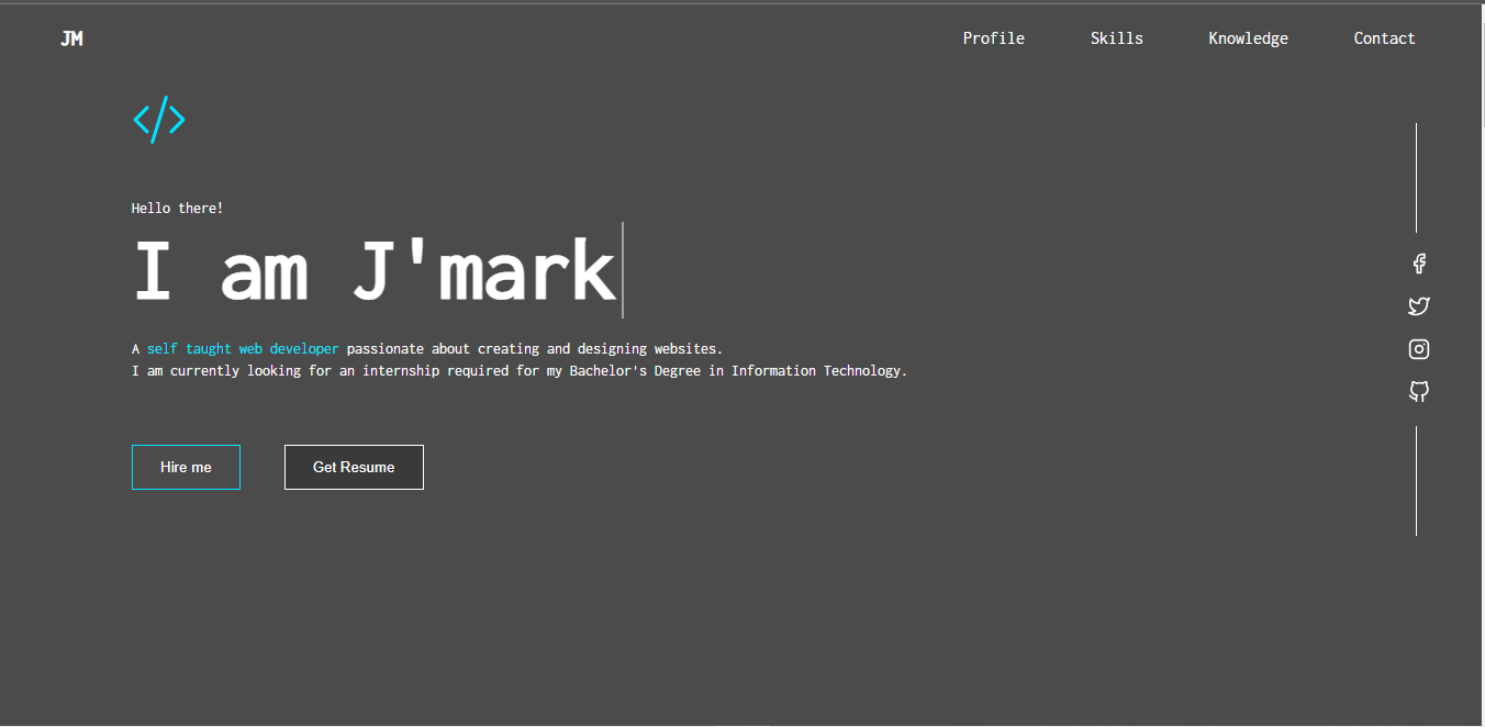 Github Jmarkmunda Internship Portfolio This Is An Internship Portfolio