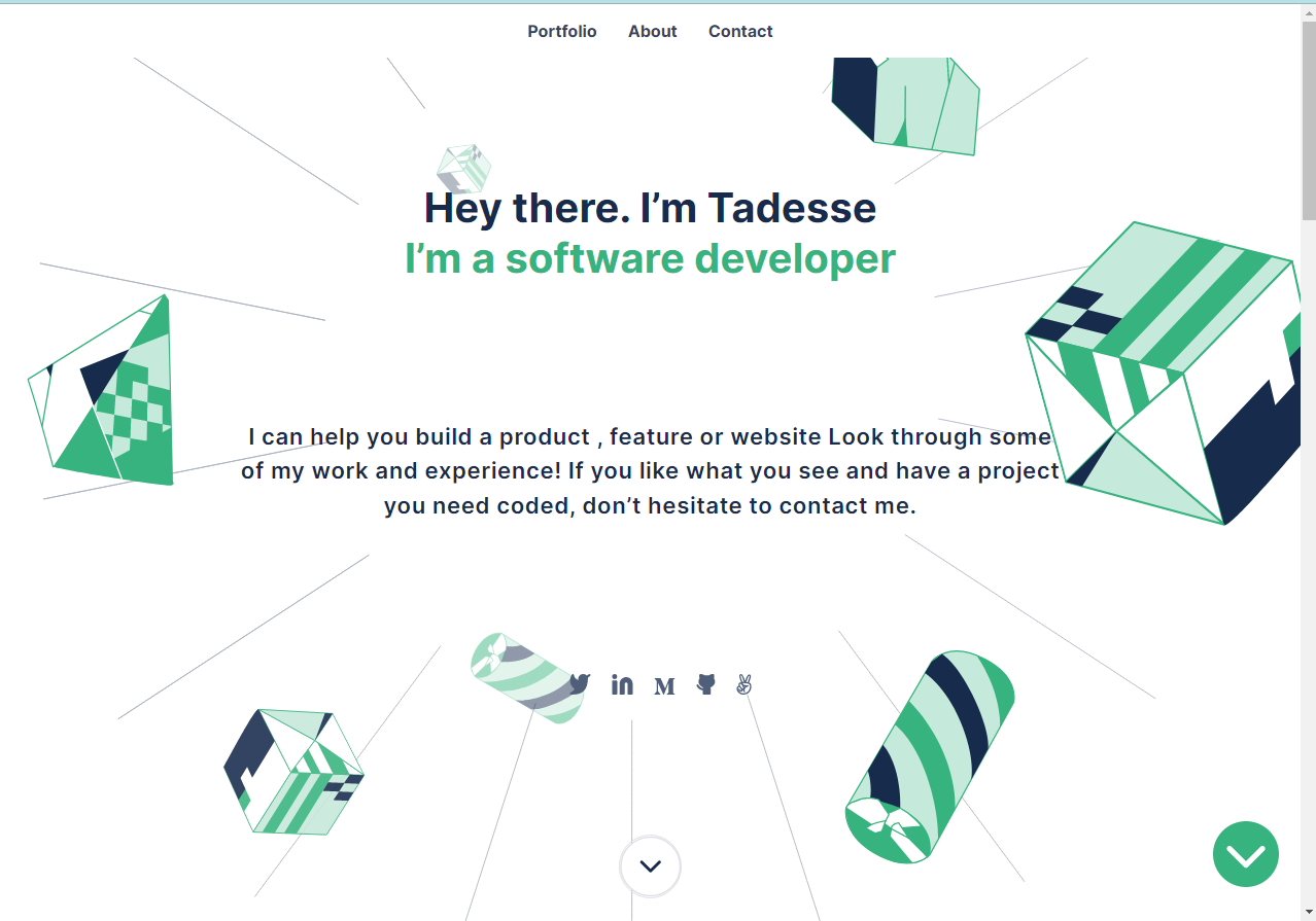 GitHub - TadesseDev/Portfolio: My portfolio 🏼 where you will get ...
