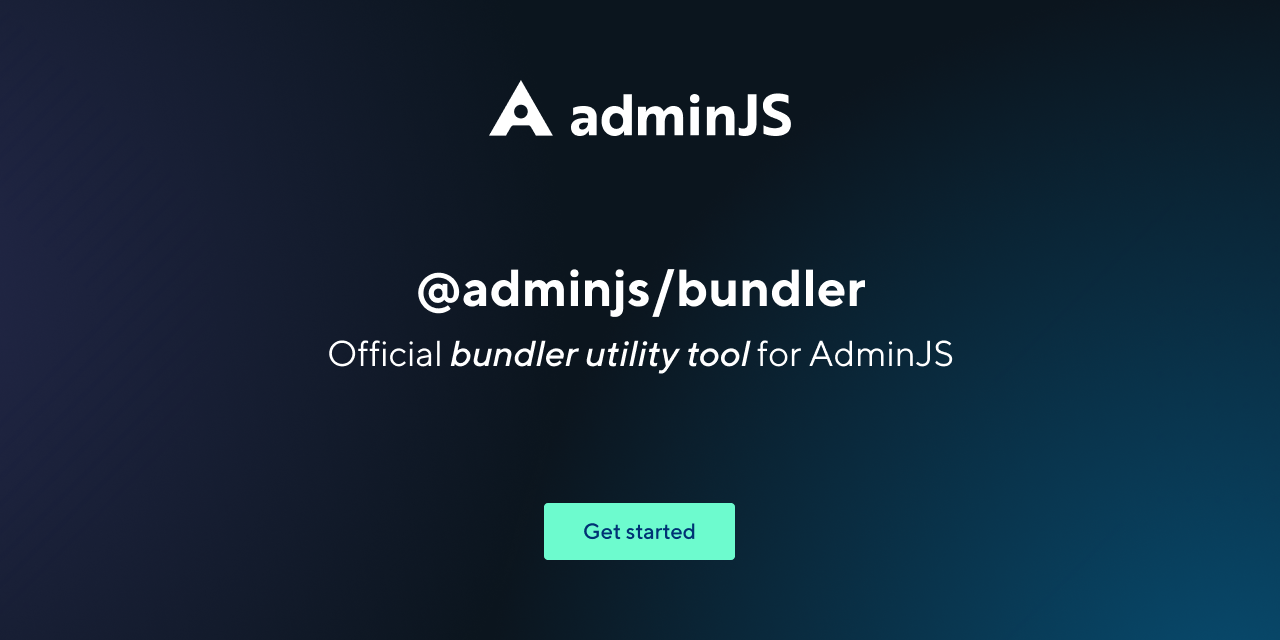 GitHub - SoftwareBrothers/adminjs-bundler: A bundling script for CI/CD to use with AdminJS
