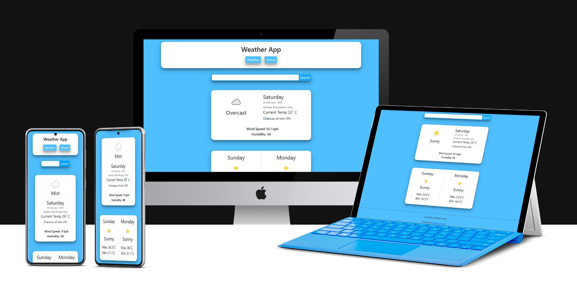 Github Abhishekpawanweather Forecast Web App It Is A Weather Forecast Web Application Which 
