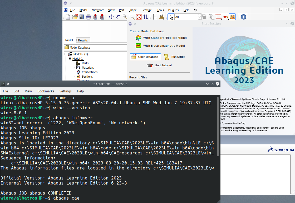 GitHub - mwierszycki/abaqus_le_linux_wine: Installation and running Abaqus Learning/Student ...