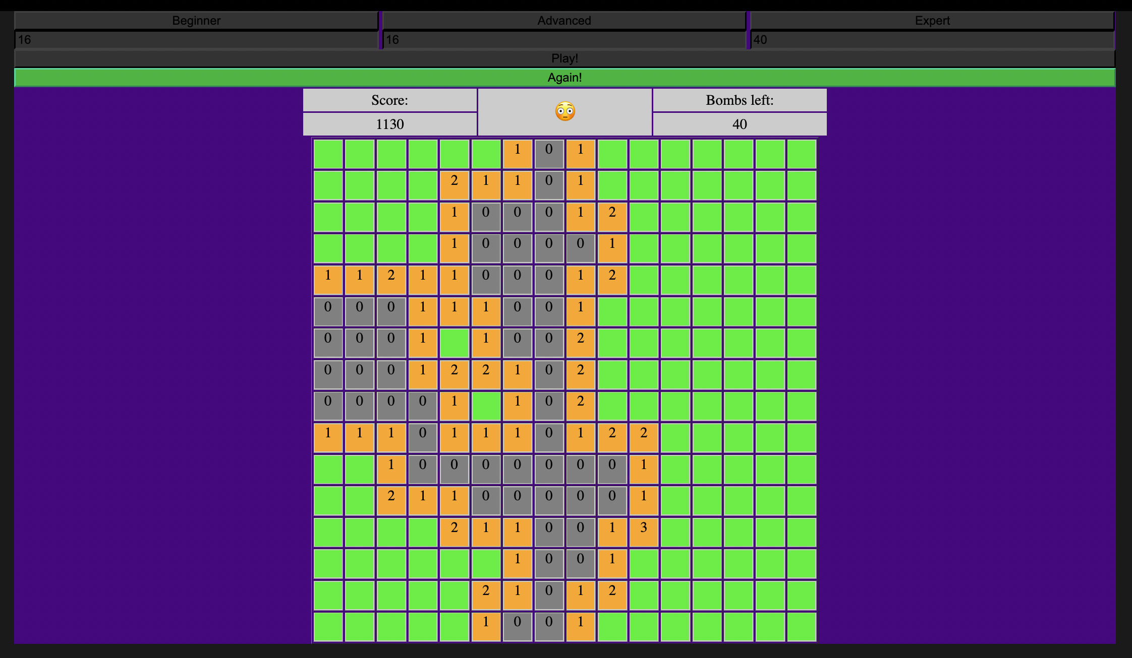 GitHub - mblazejczyk/Minesweeper: Just simple minesweeper in JS