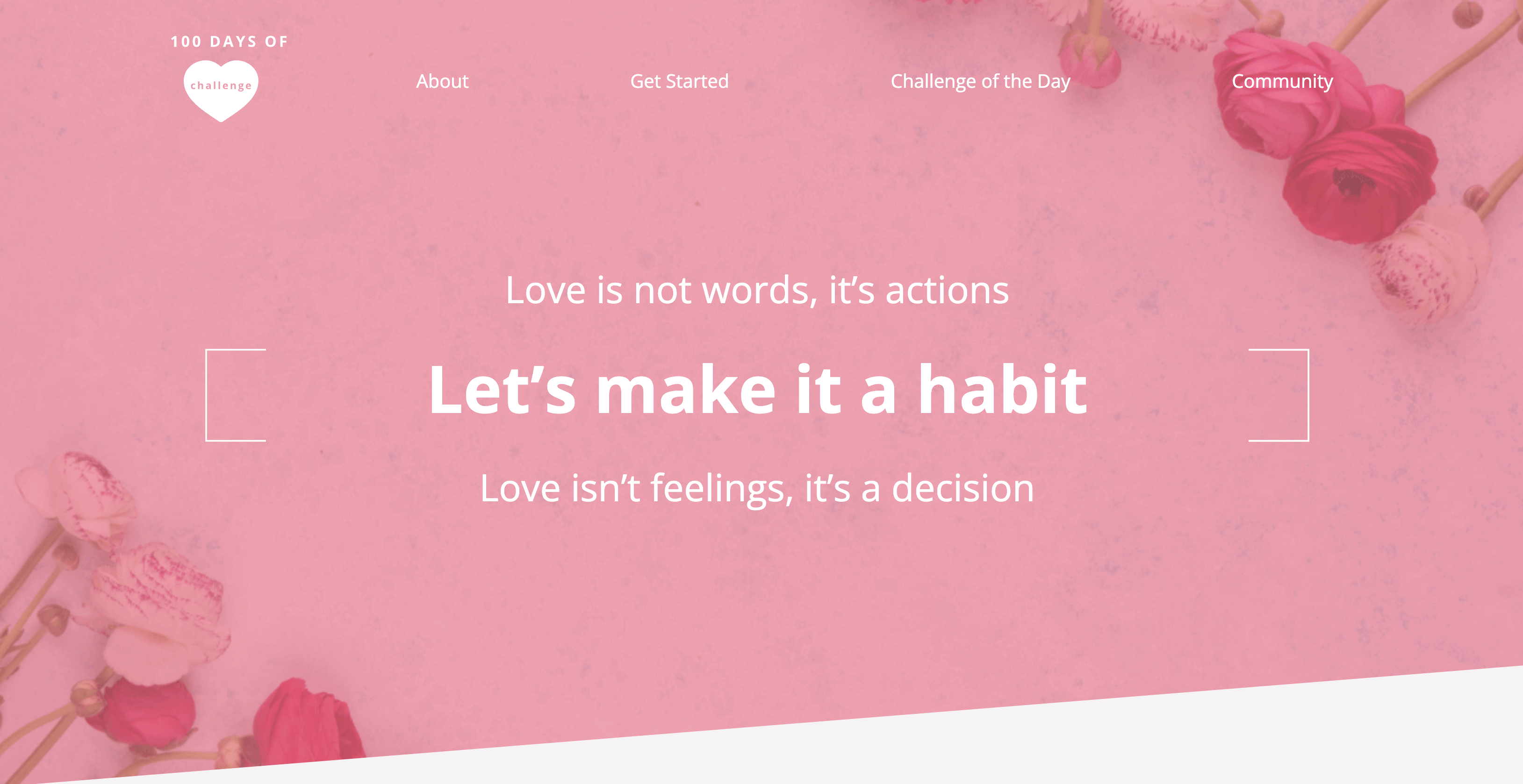 GitHub - 5hraddha/100daysoflovechallenge: 100daysoflovechallenge is a ...