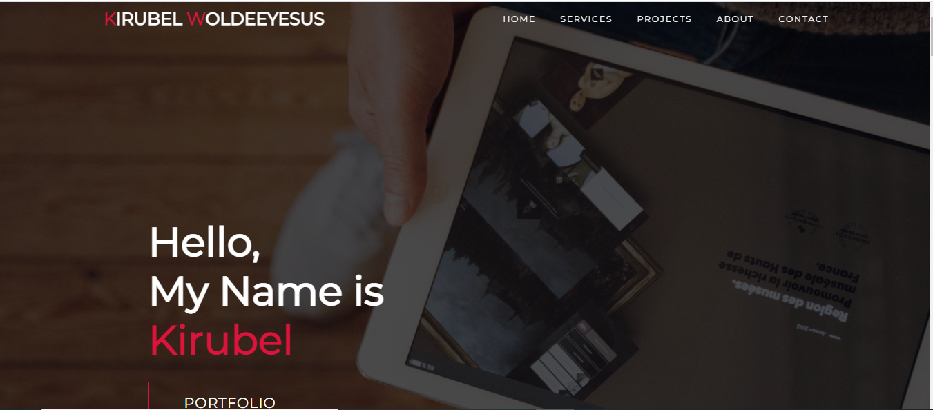 GitHub - kirubel-w/Portfolio-Website: A Portfolio webpage showcasing my projects.