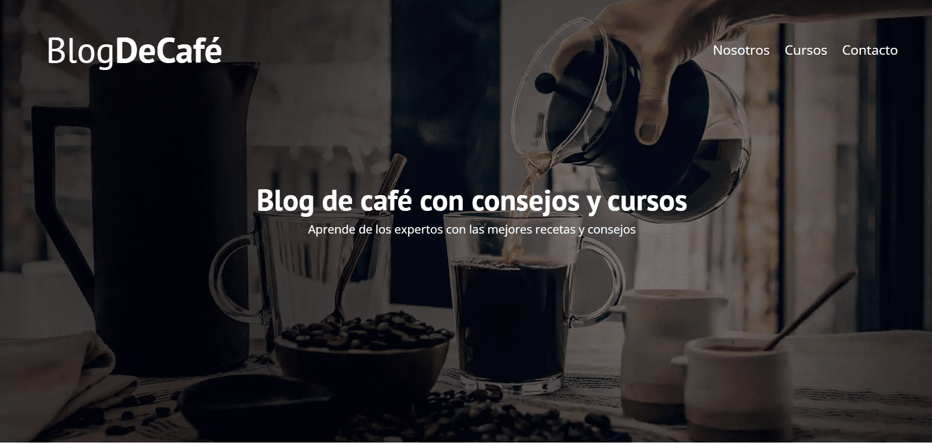 GitHub - javierblancotech/BlogDeCafe: Primeras Webs