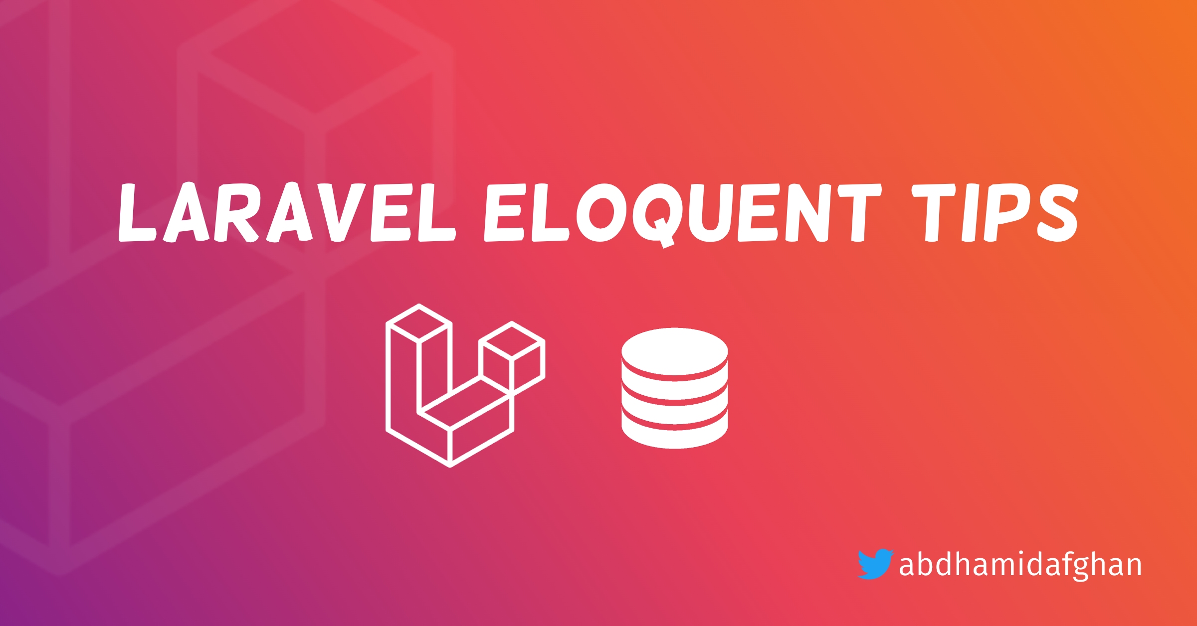 GitHub - hamidafghan/laravel-eloquent: This is a shortlist of the ...