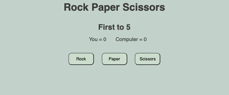 GitHub - JulianMLopez/rock-paper-scissors
