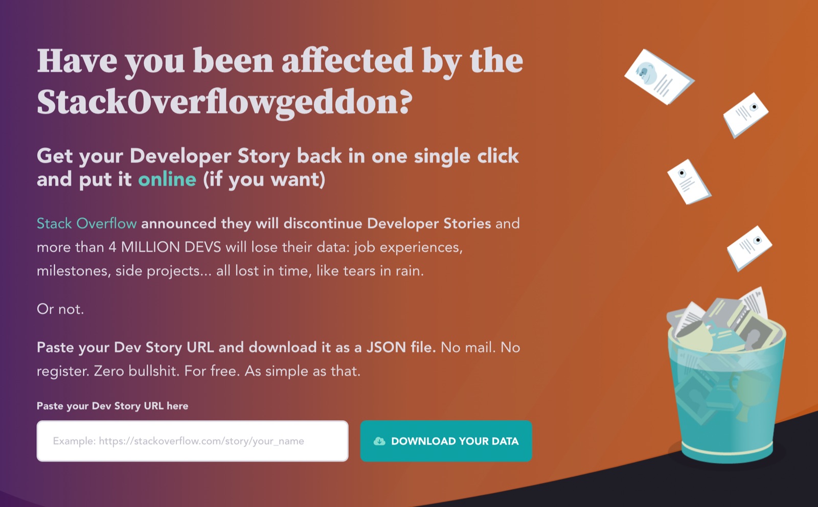 GitHub - getmanfred/dev-story-scraper: Scraper to download the profile information from a Stack ...