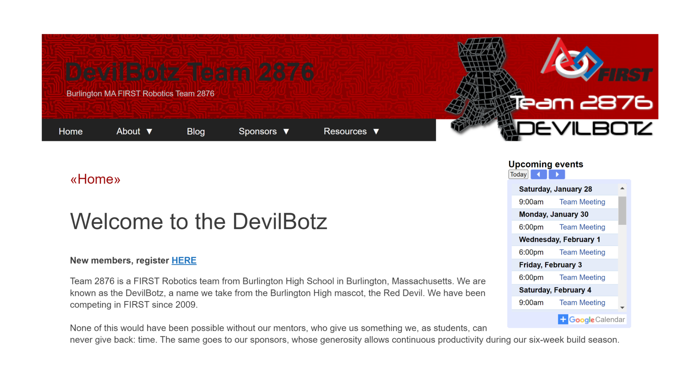 GitHub - DevilBotz2876/devilbotz2876: Team website repo built using Jekyll