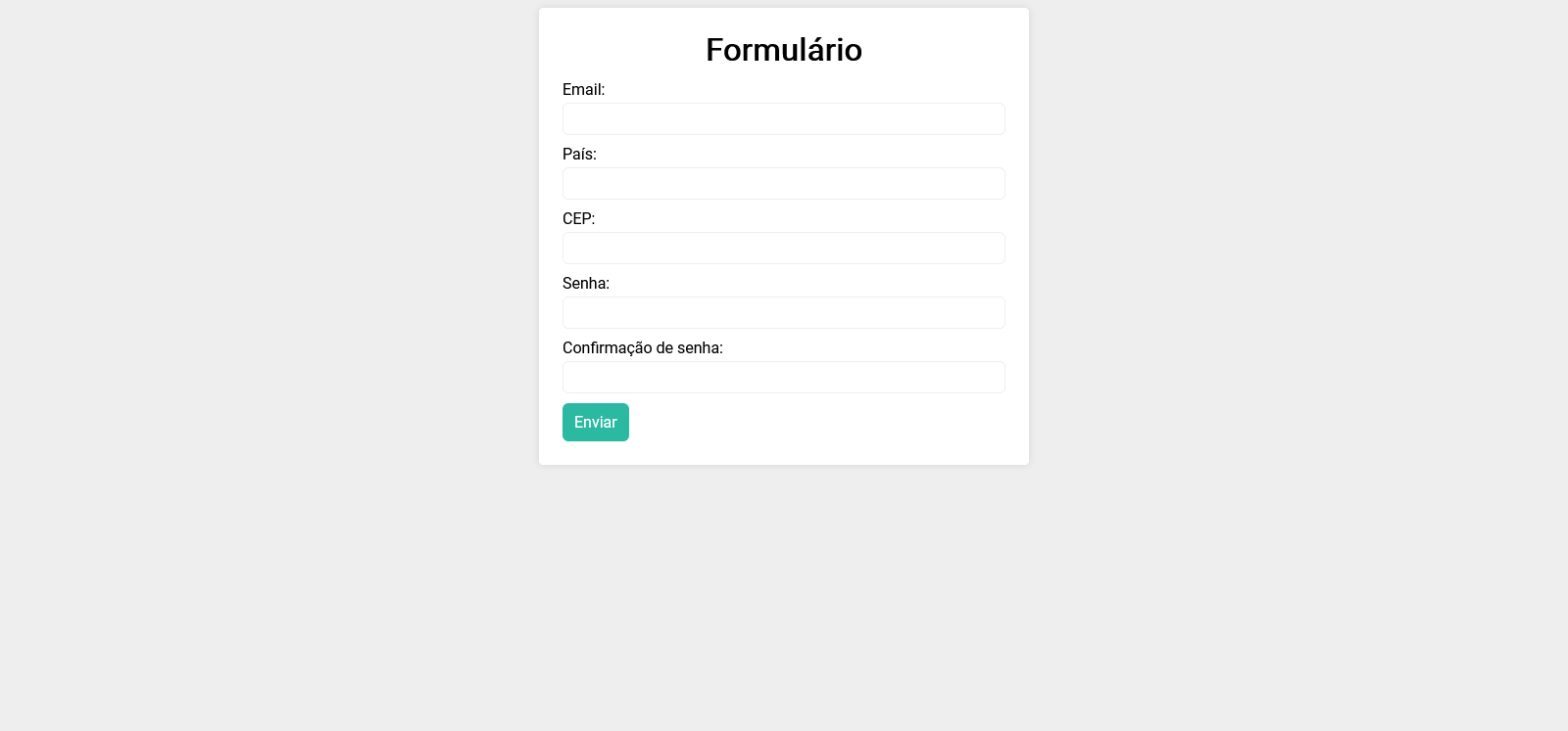 Github Br Adrieljs Form Validation Um Formulário Html Com Validação