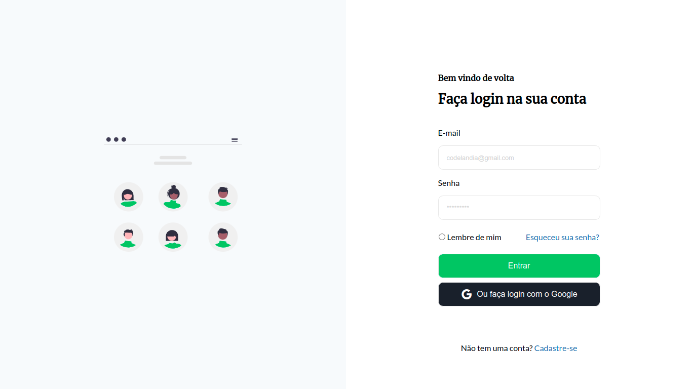 GitHub - viniciusnevescosta/login-page: 👤 This is a page that follows ...