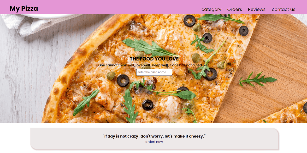 GitHub - Mrdrath/my-pizza
