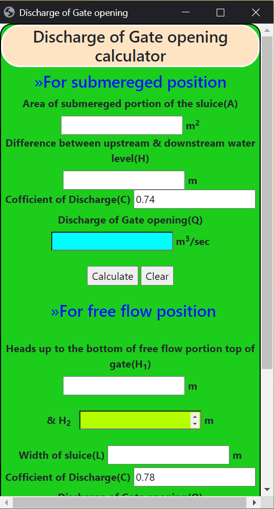GitHub - im100rbh/gate-opening-discharge-calculator: This calculator ...