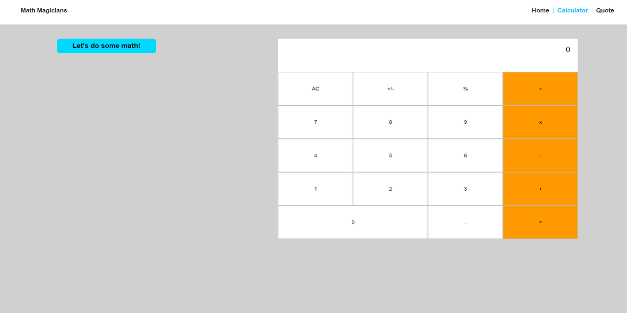 GitHub - mukhammadrizooff/Math-Magicians: This project is a simple calculator web application ...