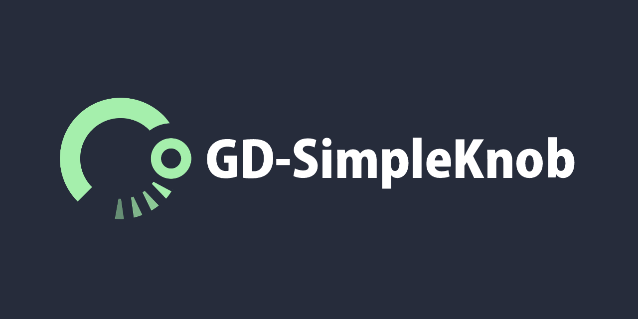 GitHub - nobuyukinyuu/GD-SimpleKnob: UI Knob control for Godot 3.x