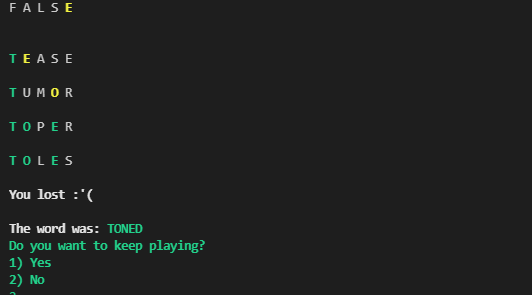 Github Isabellaaquinopython Wordle A Pygame Version Of The New Worldwide Famous Browser Game 