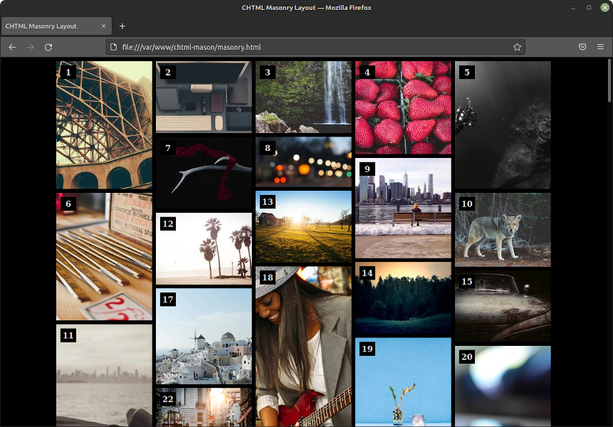 GitHub - Nanoonga/chtml-masonry: A Computed HTML (CHTML) solution to the Masonry layout