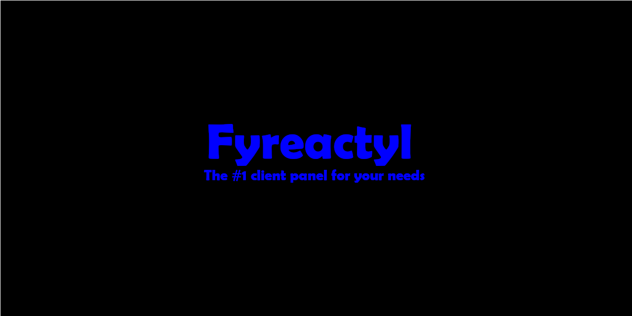 GitHub - FyreSoftware/Fyreactyl-v2: v2 of fyreactyl (NOT READY FOR PRODUCTION)