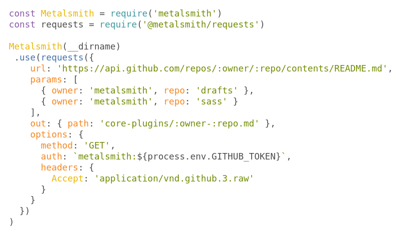 GitHub - metalsmith/requests: A metalsmith plugin to add request ...