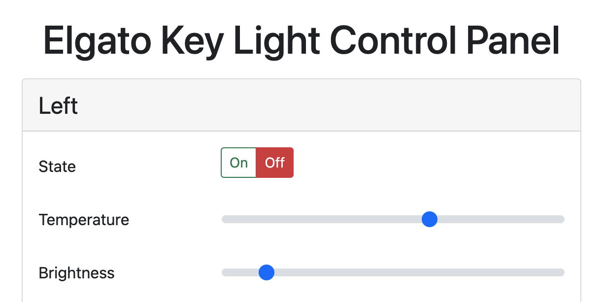 GitHub - bripkens/web-based-elgato-control-panel: Web hosted control ...