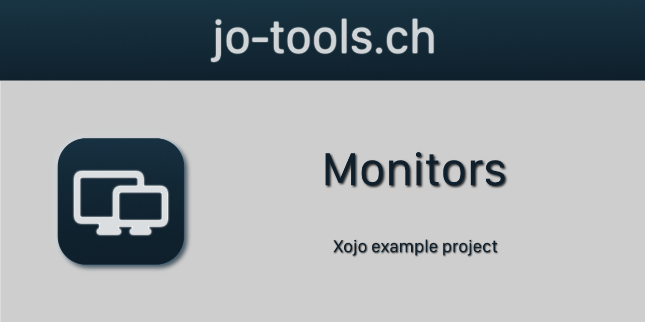 GitHub - jo-tools/monitors: Xojo example project: Monitors