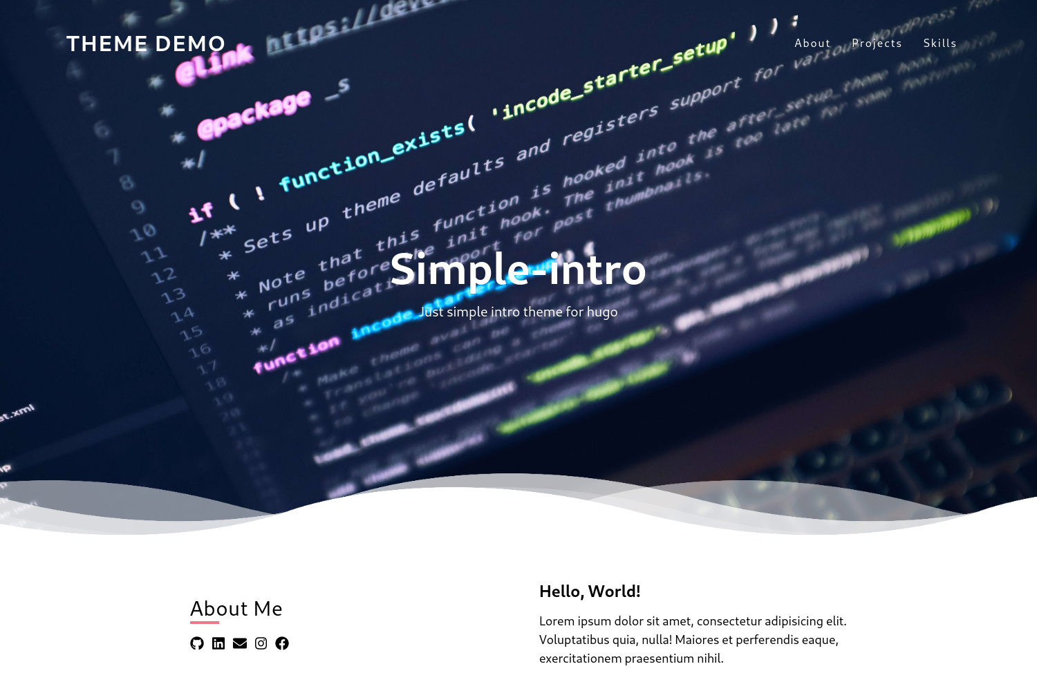 GitHub - qub1750ul/hugo-simpleIntro: Simple Theme For Hugo GitHub - qub1750ul/hugo-simpleIntro: Simple Theme For Hugo