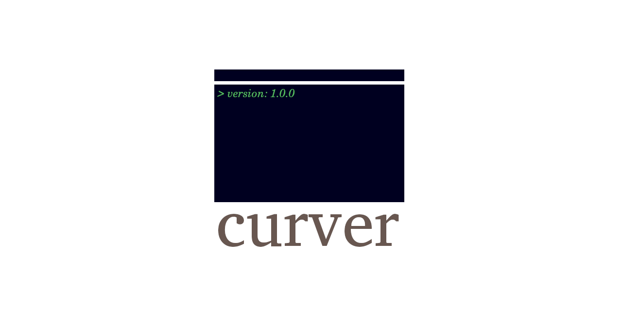 GitHub - harakeishi/curver: curver is an easy way to display the ...