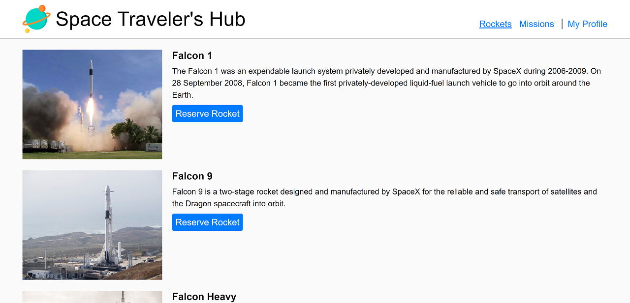 GitHub - AdornChoga/space_travelers_hub: This web app allows users to ...