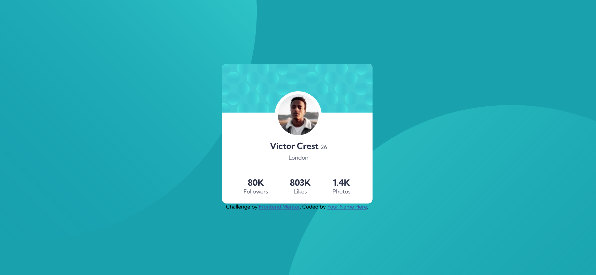 GitHub - activus-d/profile-card-component-main: a profile card practice ...