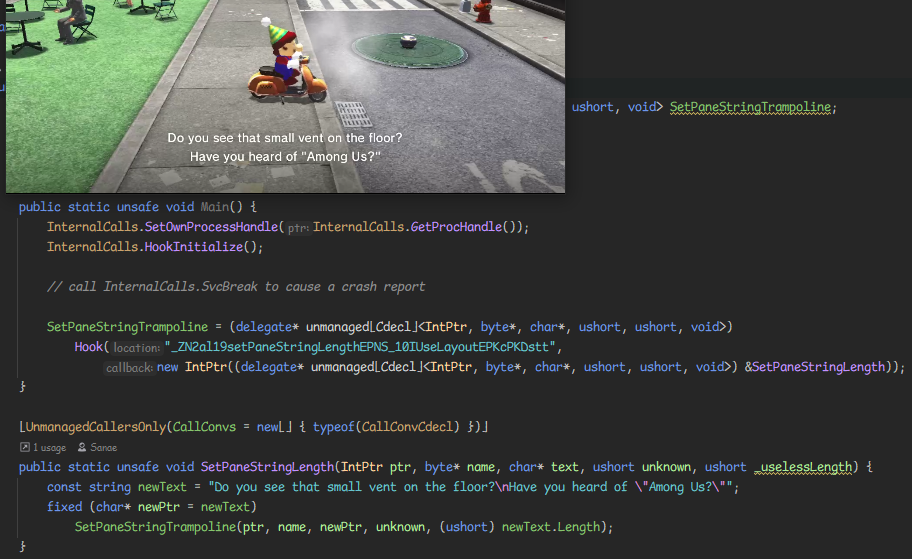 GitHub - Sanae6/Exlaunch.NET: Horribly incomplete C#-based Switch game modding framework
