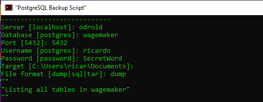 GitHub - gcclinux/PSQLBackupBatch: PostgrSQL Backup Windows Batch Scripts