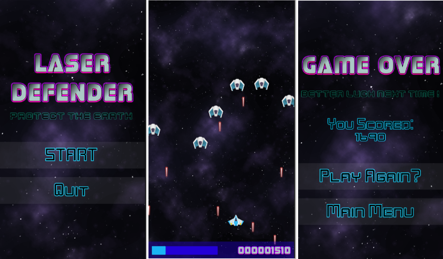 GitHub - ordrukman/Laser-Defender: A Top-Down Space Shooter with ...