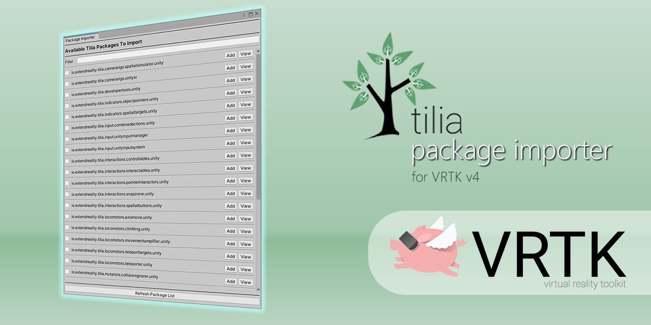 GitHub - ExtendRealityLtd/VRTK.Tilia.Package.Importer: A helper utility window for the Unity ...