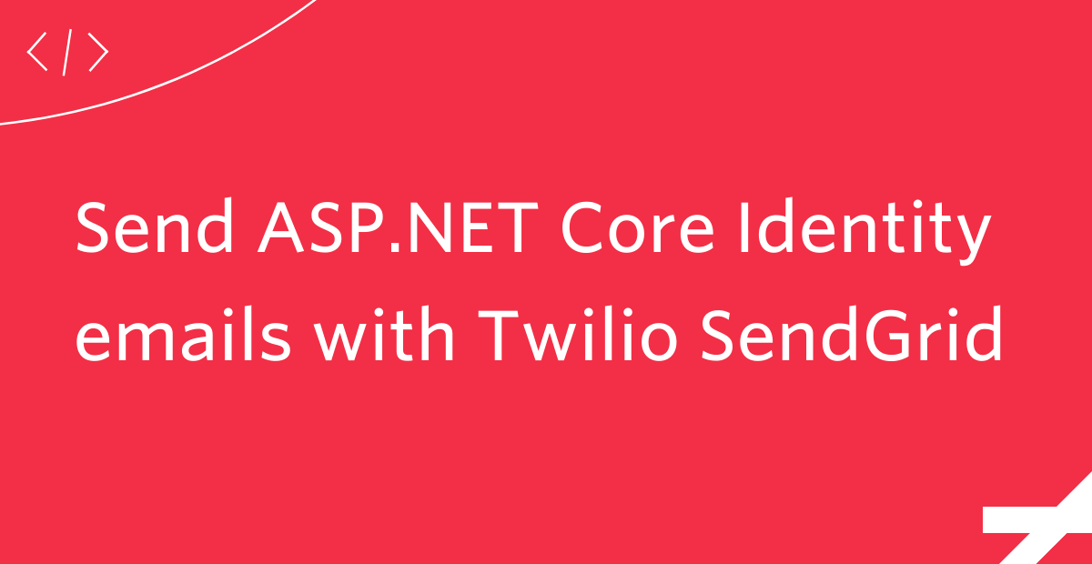 Github Swimburger Aspnetidentityemailswithsendgrid How To Send Asp Core Identity Emails