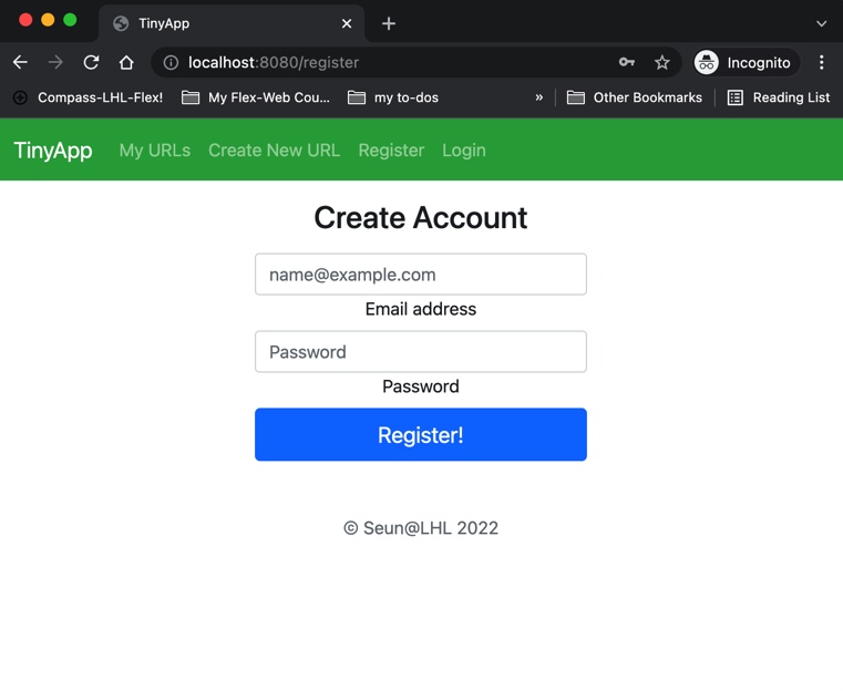 GitHub - s-oshitade/tinyapp: Lighthouse Labs Core Project 3. TinyApp is a full stack web app ...