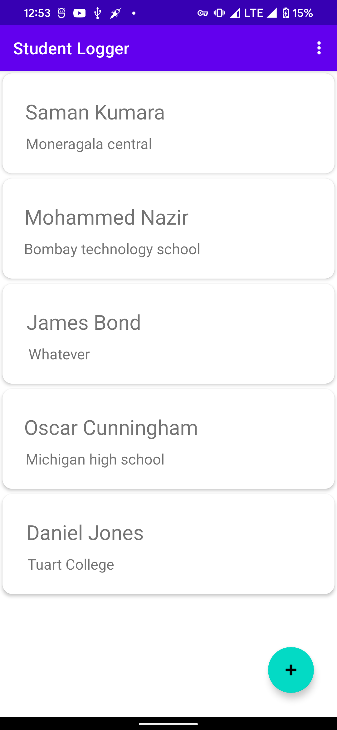 GitHub - irusha/StudentLogger: I made this simple app to record student ...