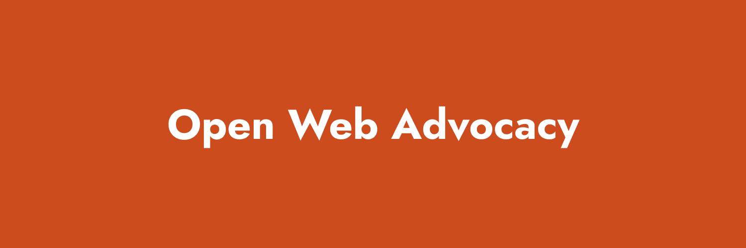 GitHub - OpenWebAdvocacy/website: Source code for the Open Web Advocacy ...