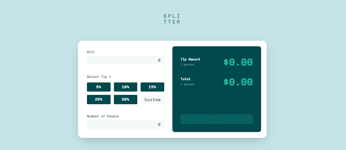 GitHub - marckesin/Tip-Calculator-App: Frontend Mentor challenge : Tip ... GitHub - marckesin/Tip-Calculator-App: Frontend Mentor challenge : Tip ...