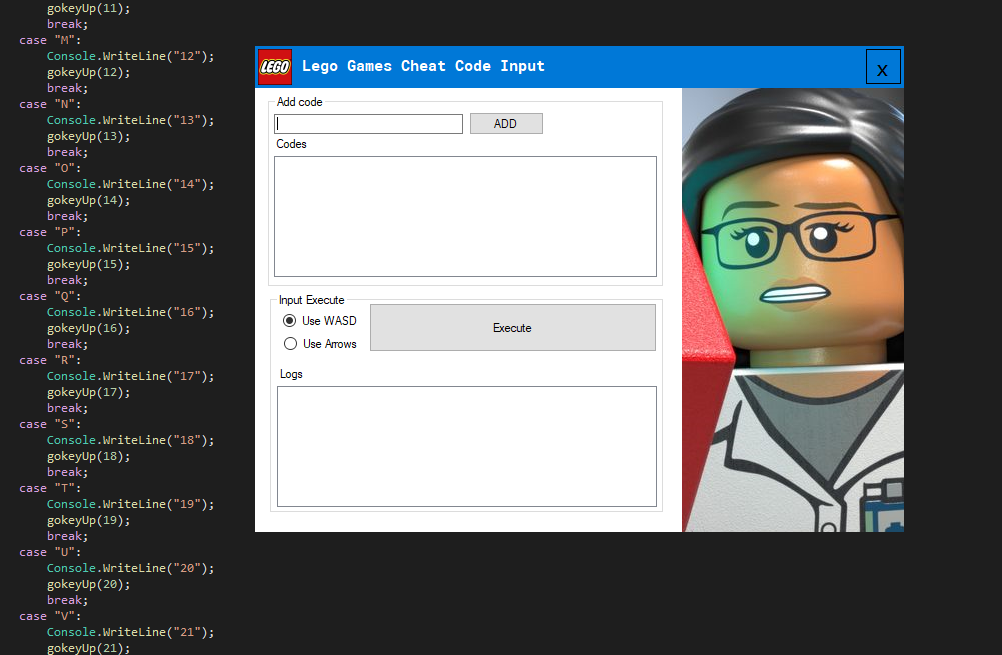 GitHub - Punzia/LEGO-CheatCode-Input: 🧩Lazy as heck code to input codes ...