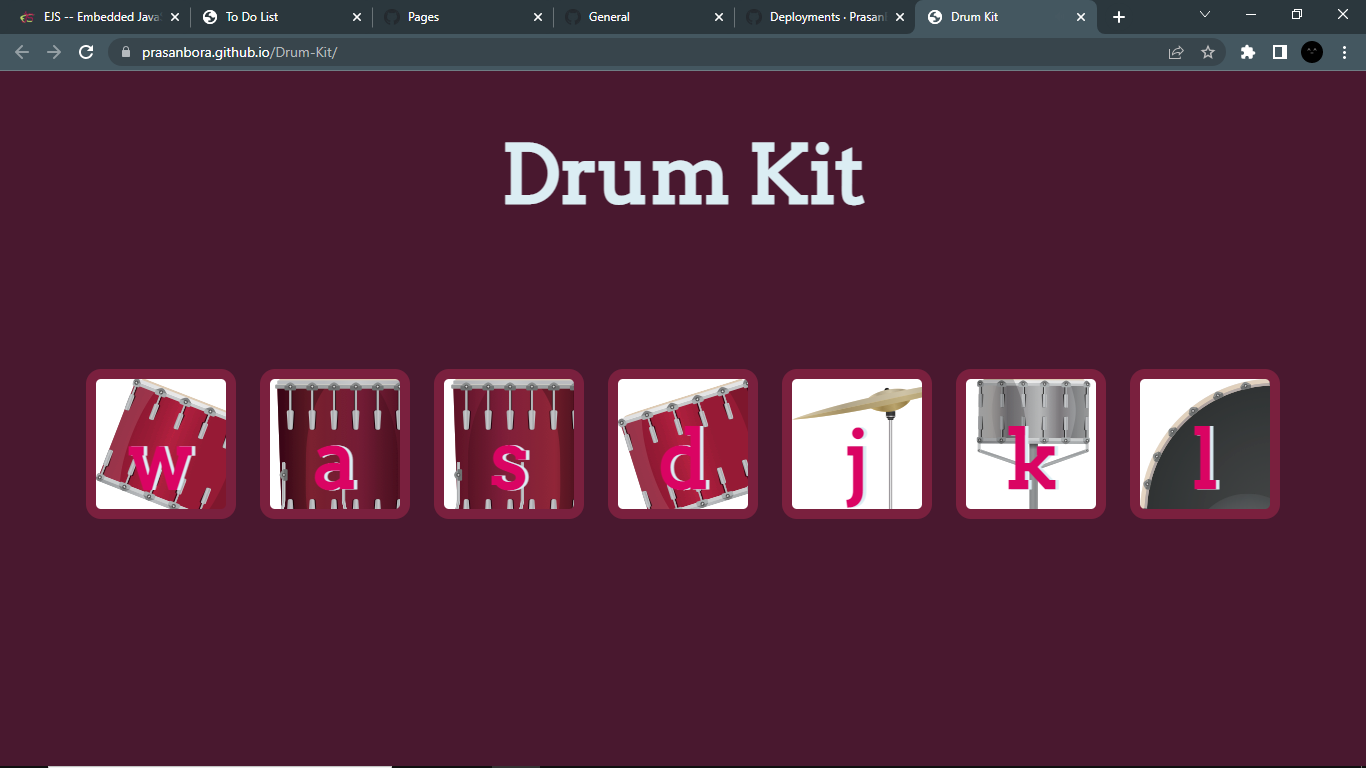 GitHub - PrasanBora/Drum-Kit: Basic Drums