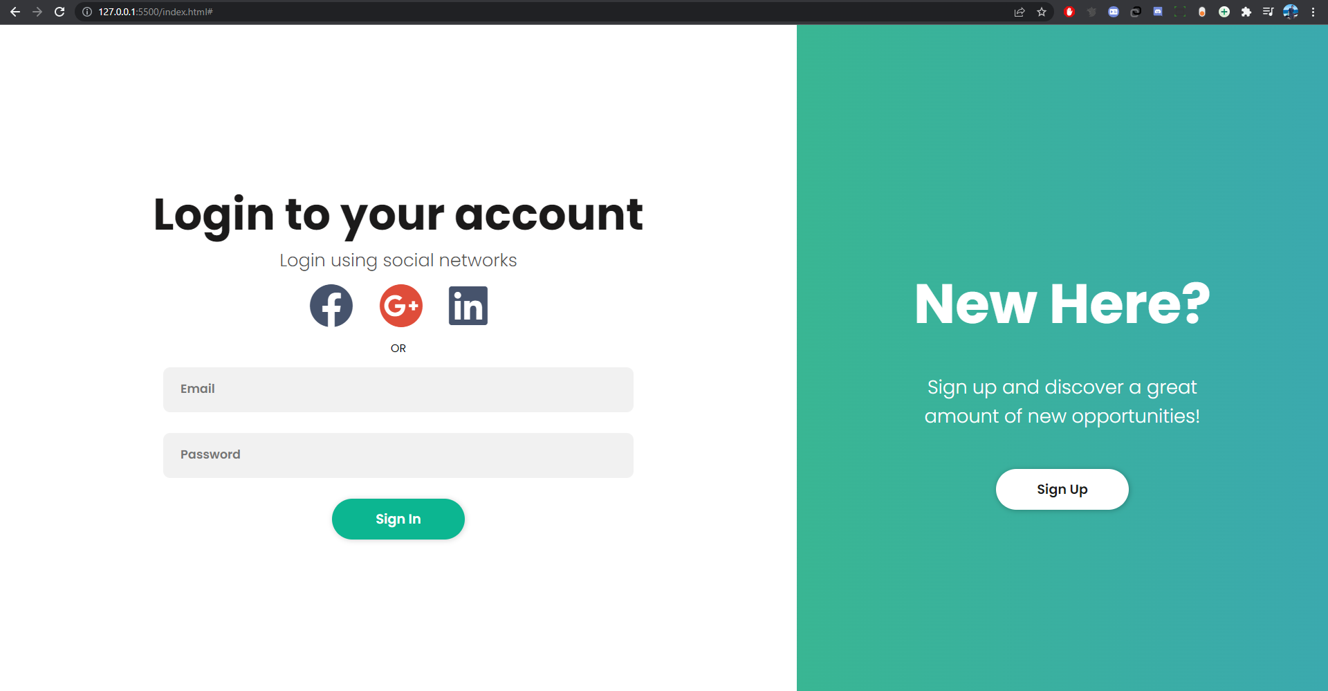 GitHub - luiz-tm/login-page