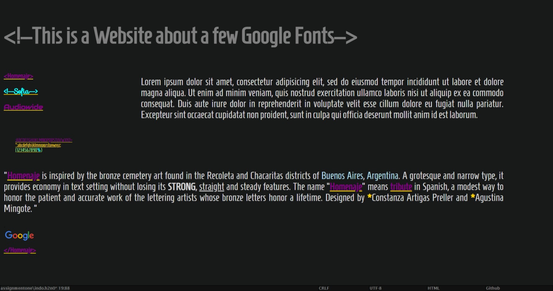 GitHub - JaymeCharleson/GoogleFonts: responsive-table-website