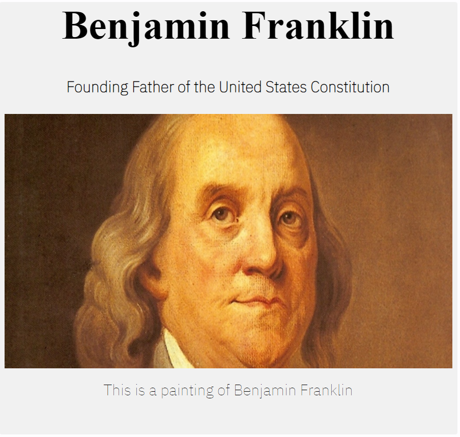 GitHub - Clayjoelo/Benjamin-Franklin-Tribute-Page: This is my first coding project. I made this ...