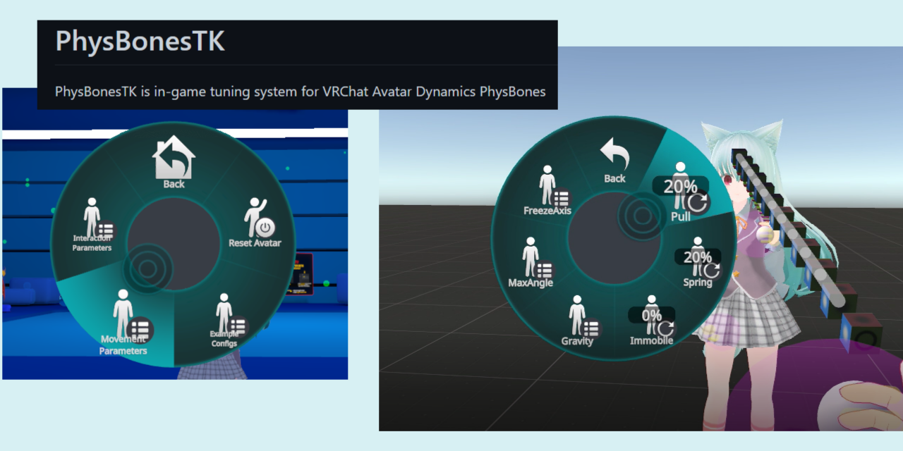 GitHub - naqtn/PhysBonesTK: PhysBonesTK is in-game tuning system for ...