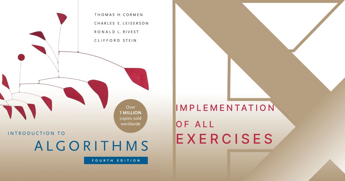 GitHub - exsun/Introduction-to-Algorithms: Introduction to Algorithms and Data Structure (CLRS ...