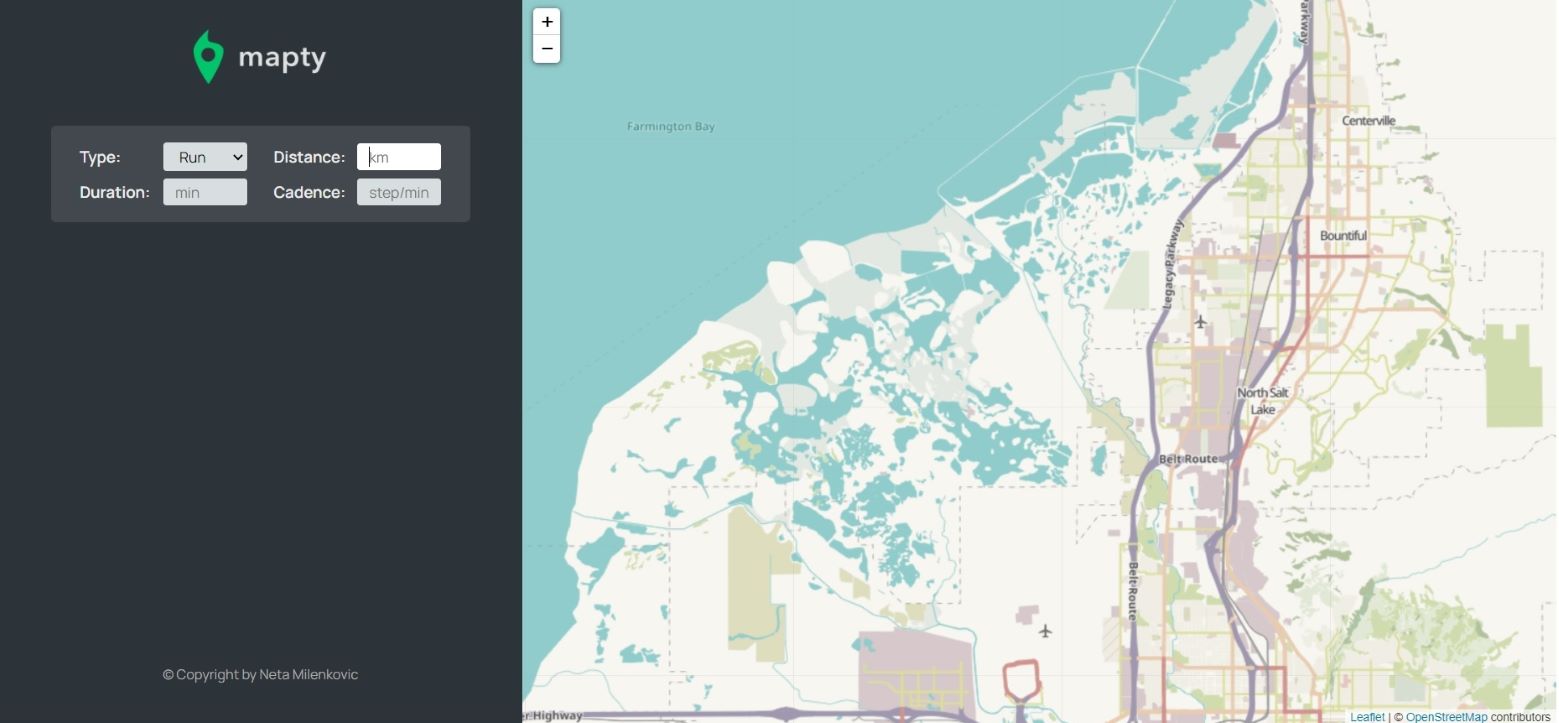 GitHub - NetaJM/Mapty: Mapty - an app for logging and keeping track of ...