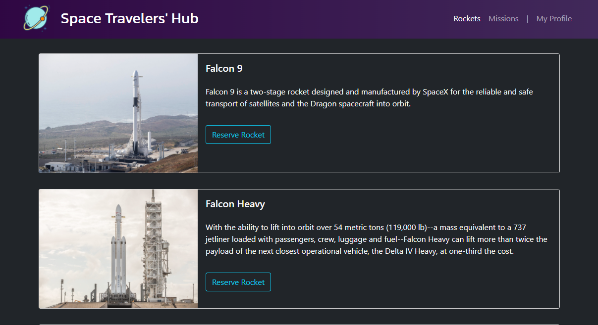 GitHub - melaniesigrid/space_travelers_hub: A web application that utilizes data from the SpaceX ...