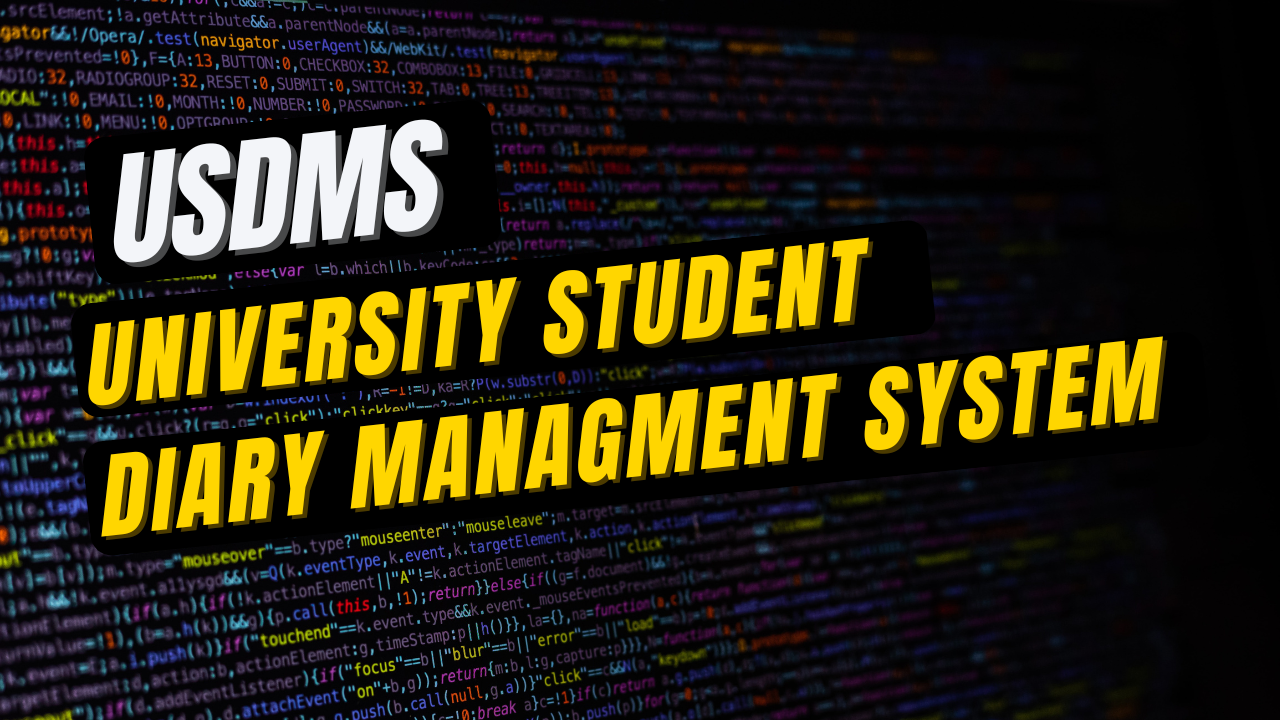 GitHub - hamadhassan/University-Student-Diary-Management-System_Cpp: USDMS will help reconnect ...