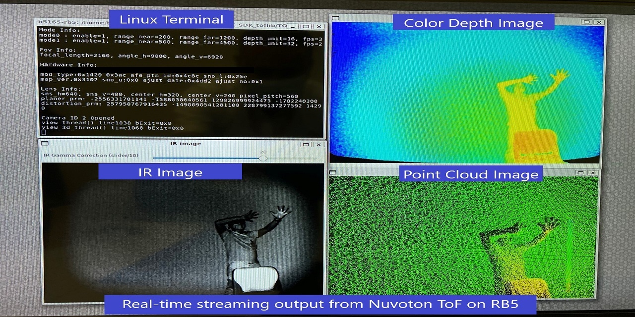 GitHub - OpenNuvoton/ToF-viewer-app-for-Qualcomm-RB5: Nuvoton Time-of-flight (ToF) sensor's real ...
