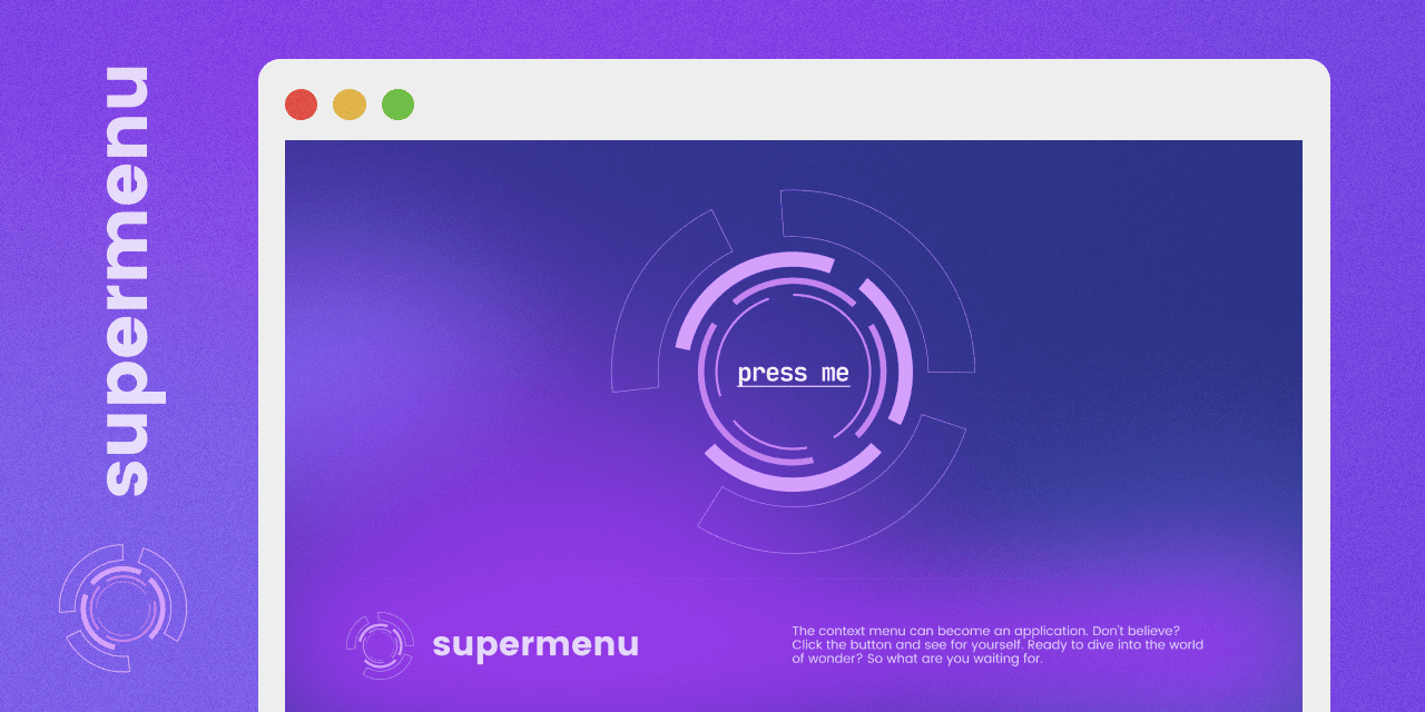 GitHub - den-mesh/supermenu: Кастомное меню, где каждый пункт — приложение.